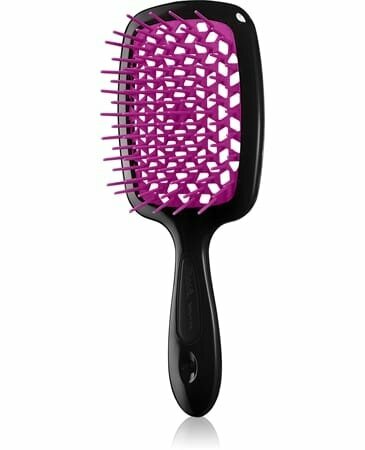 Расческа Janeke Superbrush Small, черный, 17,5 x 7 x 3 см