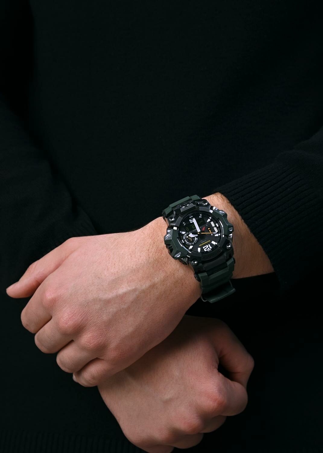 Наручные часы CASIO G-Shock, серо-зеленый — фото 1