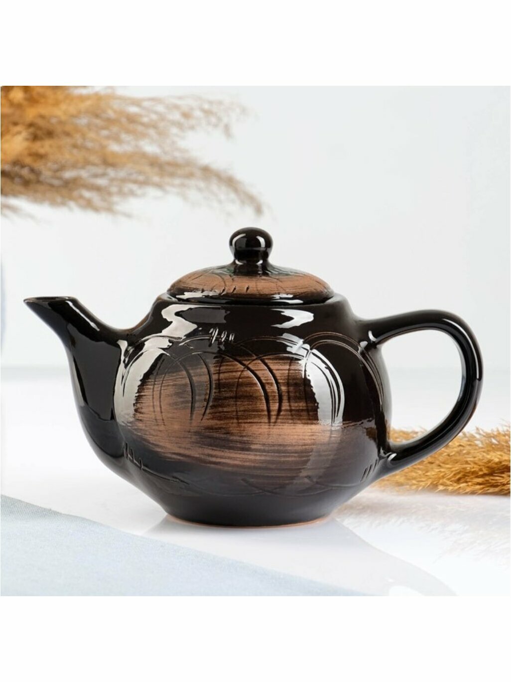 Чайник заварочный керамика, 1 л, с вкладышем, Борисовская керамика, Уют, СТР14457186