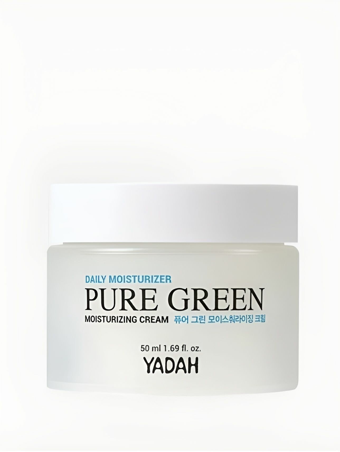 Увлажняющий крем для лица YADAH puregreen moisturizing cream, 50 мл.
