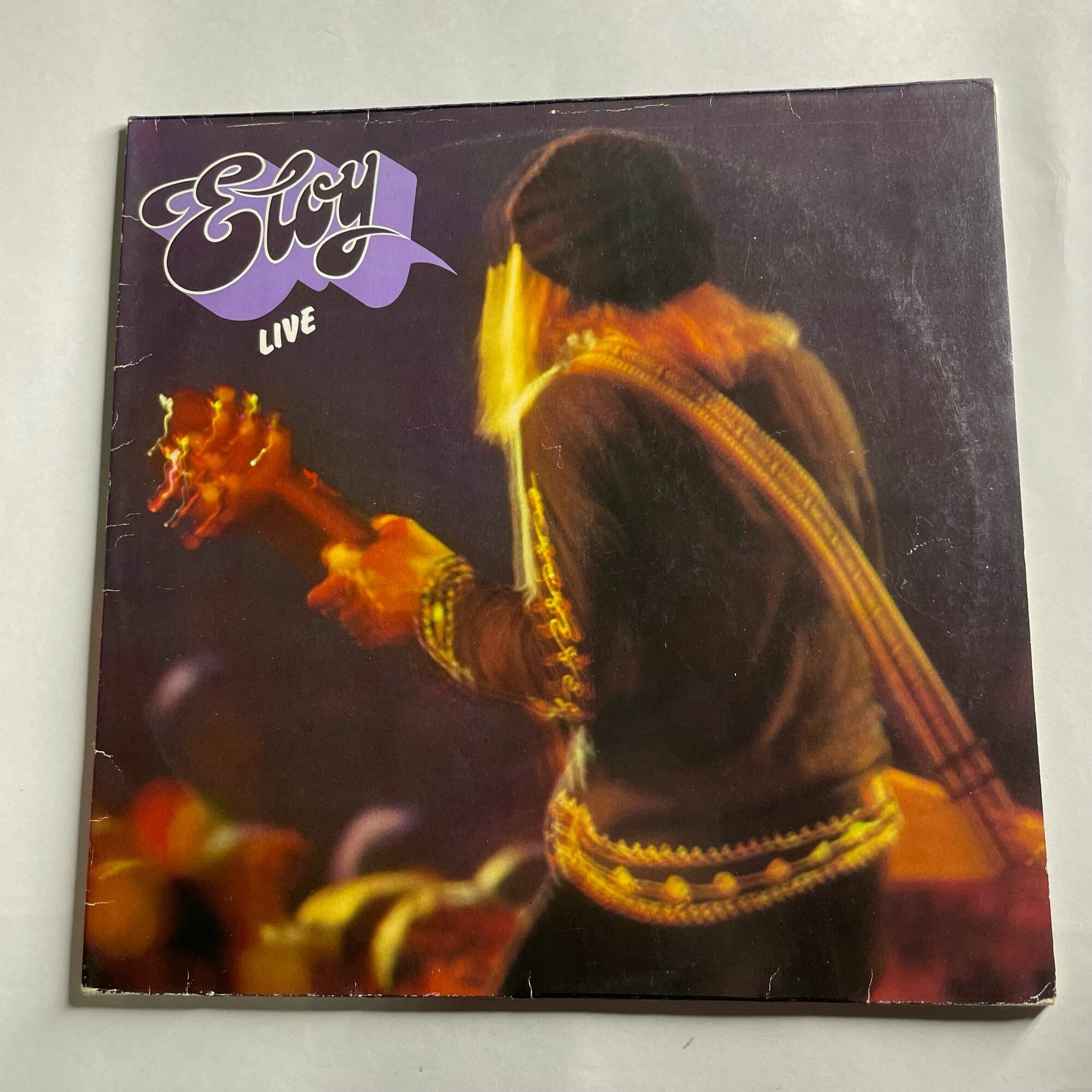 Винтажная виниловая пластинка LP Eloy Live (Германия 1978) Poseidon's Creation