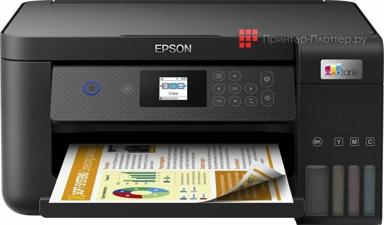 МФУ струйное Epson L4260 A4 Duplex WiFi USB белый