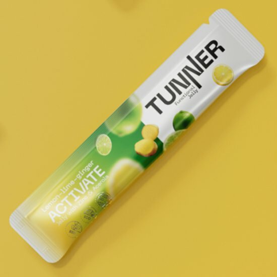 Витаминное желе Tunner ACTIVATE со вкусом Лимон-Лайм-Имбирь 20 гр