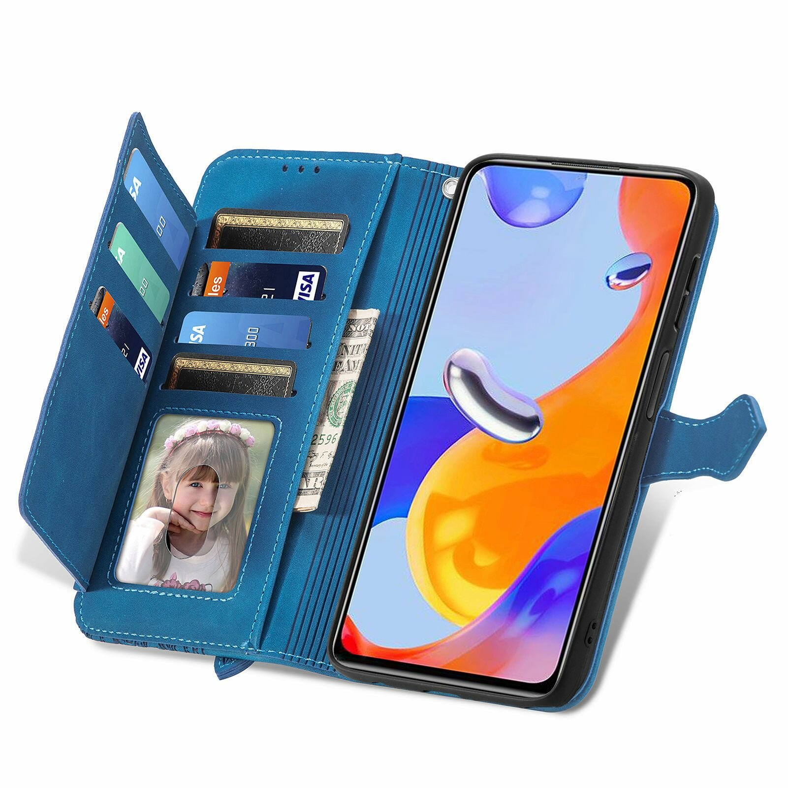 Чехол книжка для Infinix Hot 30 Play кошелек на молнии Чехлы для мобильных телефонов