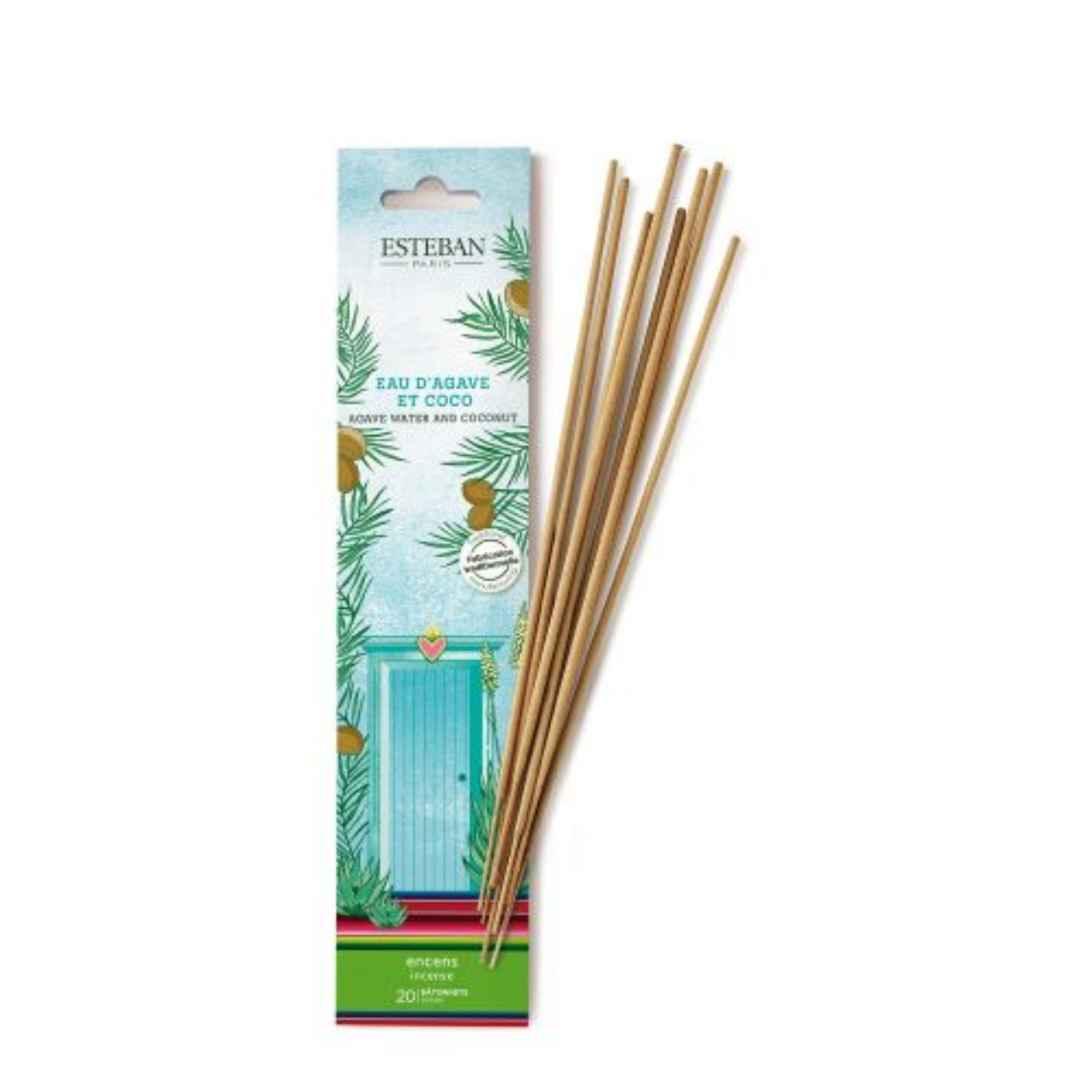 Ароматические палочки (благовония) Esteban Paris Parfums "Вода Агавы и Кокос/EAU D'AGAVE ET COCO"