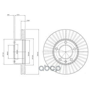 Тормозной диск Delphi BG9692 для тормозной системы оригинальная посадка