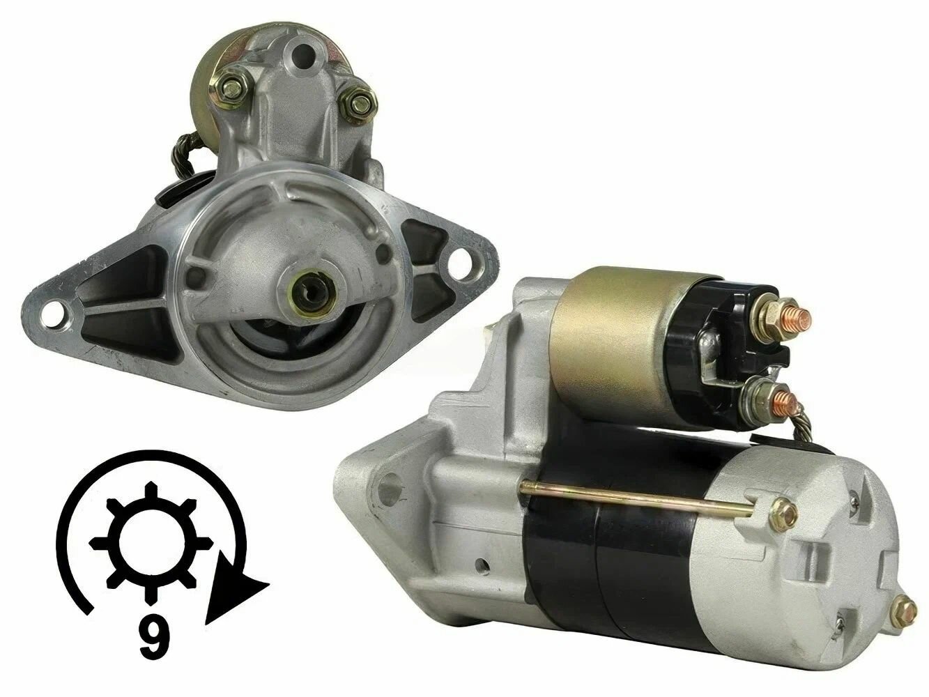 Стартер SAT ST-28100-16070N Toyota Caldina T190, T210 92-02 / Corolla 87-02 0,8 kW/ Z 9/ DENSO