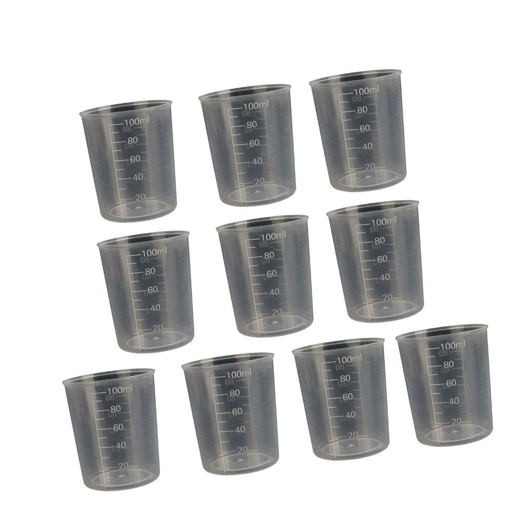 Мерный цилиндр жидкости, 5 шт, 100ml