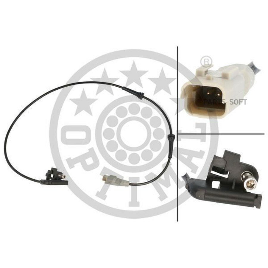 OPTIMAL 06-S734 Датчик ABS CITRO? N: C4 Coupe (LA_) C4 I (LC_) C4 II (B7) C4 Stufenheck DS4DS: DS 4 / DS 4 CROS