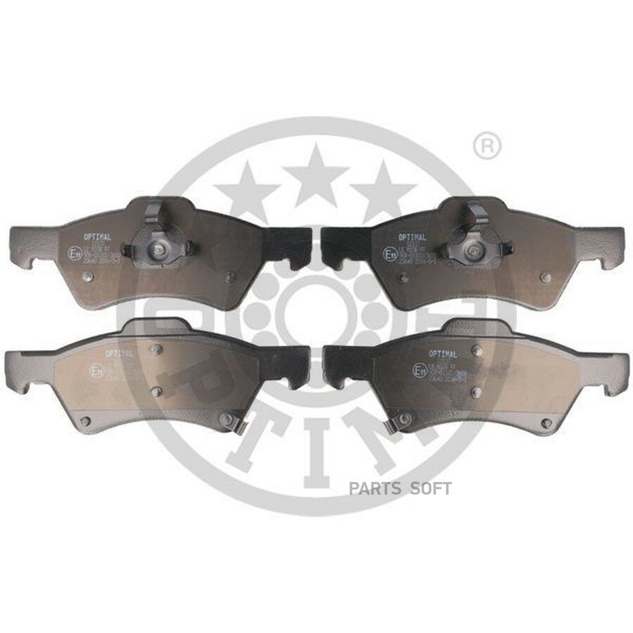 BP-12137 Колодки тормозные дисковые комплект CHRYSLER: VOYAGER IV (RG RS)DODGE: CARAVAN (RG_) OPTIMAL BP12137