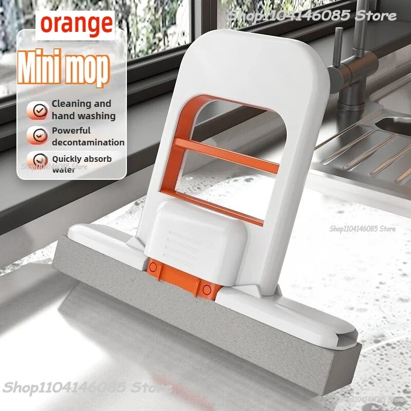 Мини-швабра микрофибра Оранжевый, 1 Pcs Orange Mop