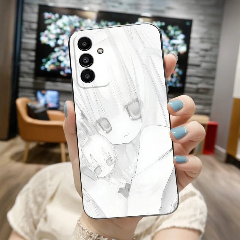 Чехол для телефона Clmj с аниме-девушкой для Samsung Galaxy A54 A56 Galaxy S21 FE 5G, Черный, Black