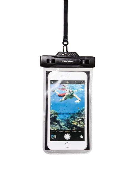 Гермопакет Cressi WATERPROOF BAG (для телефонов, водонепроницаемый до 10 м) черный
