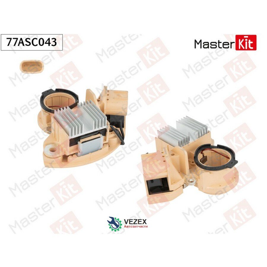 MASTERKIT 77ASC043 Регулятор напряжения генератора NISSAN, INFINITI 77ASC043