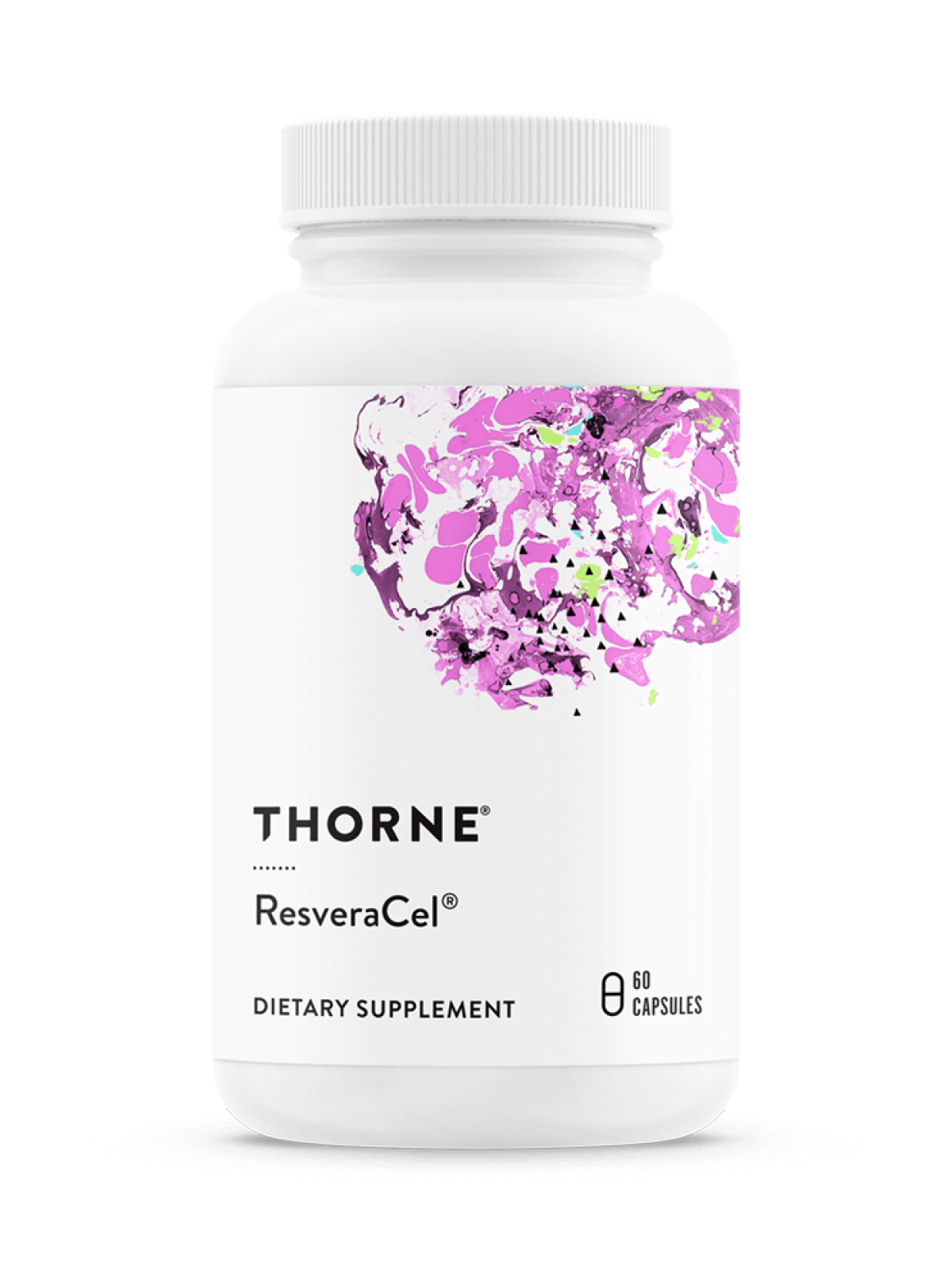 БАД Thorne Research ResveraCel, для красоты, иммунитета, сердца и сосудов, 60 капсул