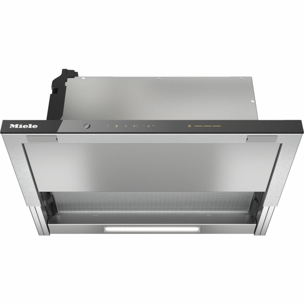 Вытяжка встраиваемая Miele DAS 4630 OBSW Obsidian Black, черный обсидиан/нержавеющая сталь