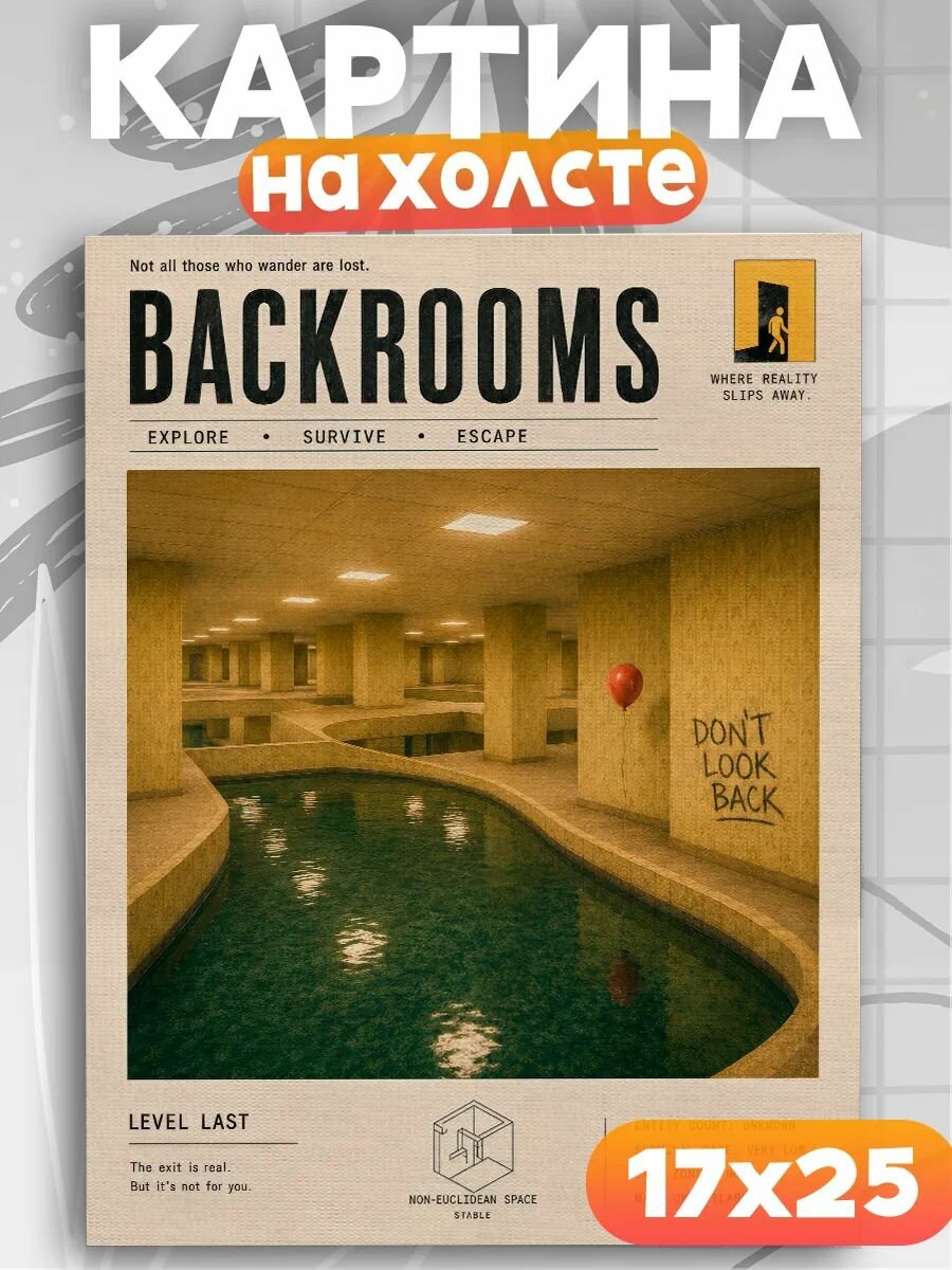 Картина на стену Backrooms