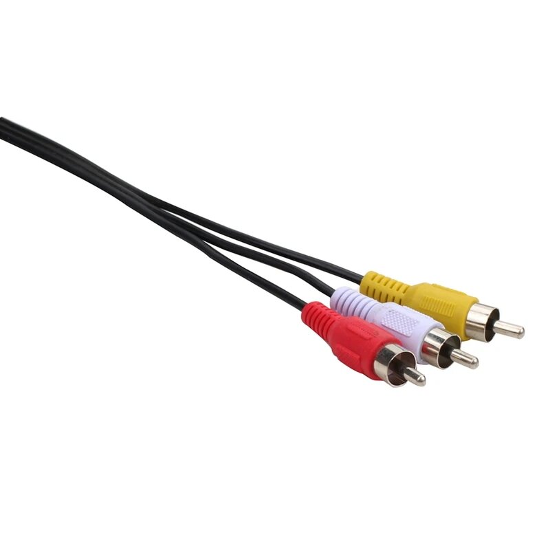 CableCC USB 2.0 кабель A на 3 RCA — фото 1