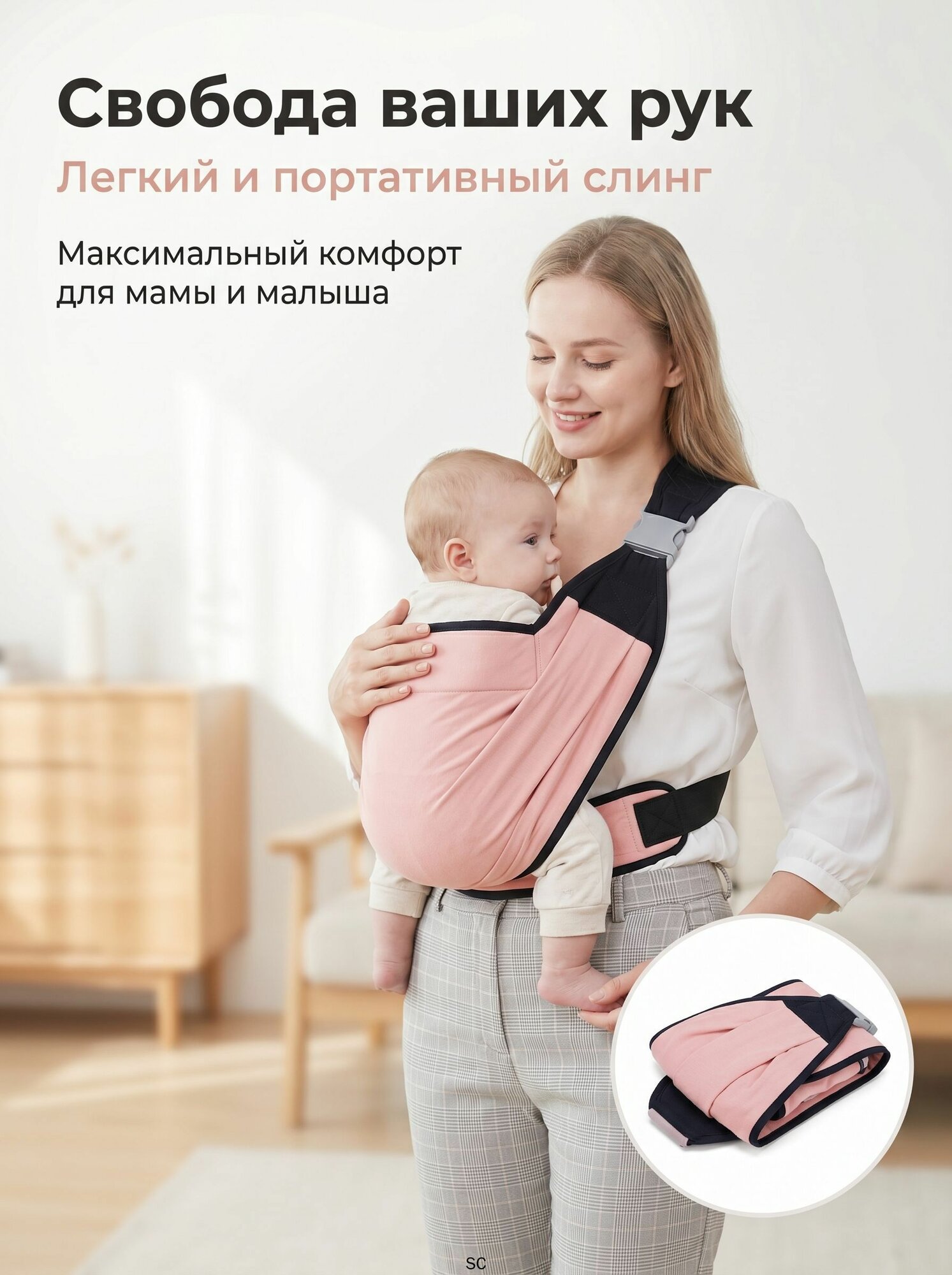 Слинг-переноска для детей, эргономичный рюкзак-кенгуру для новорожденных до 20 кг, от 0 до 4 лет слинг-рюкзак для младенцев переноска-кенгуру для малышей