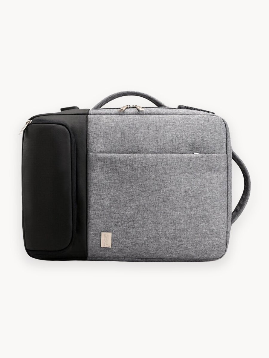 Рюкзак-сумка MyPads M62013 трансформер 2 в 1 из нейлоновой ткани для ноутбука Irbis Acer Lenovo Prestigio Xiaomi Digma 16 / 15.6 / 15.4 / 14.0 / .