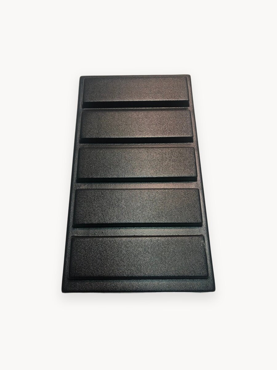 Форма для заливки гипсом и бетоном, гладкий камень, Альфа 10 Острый кирпич