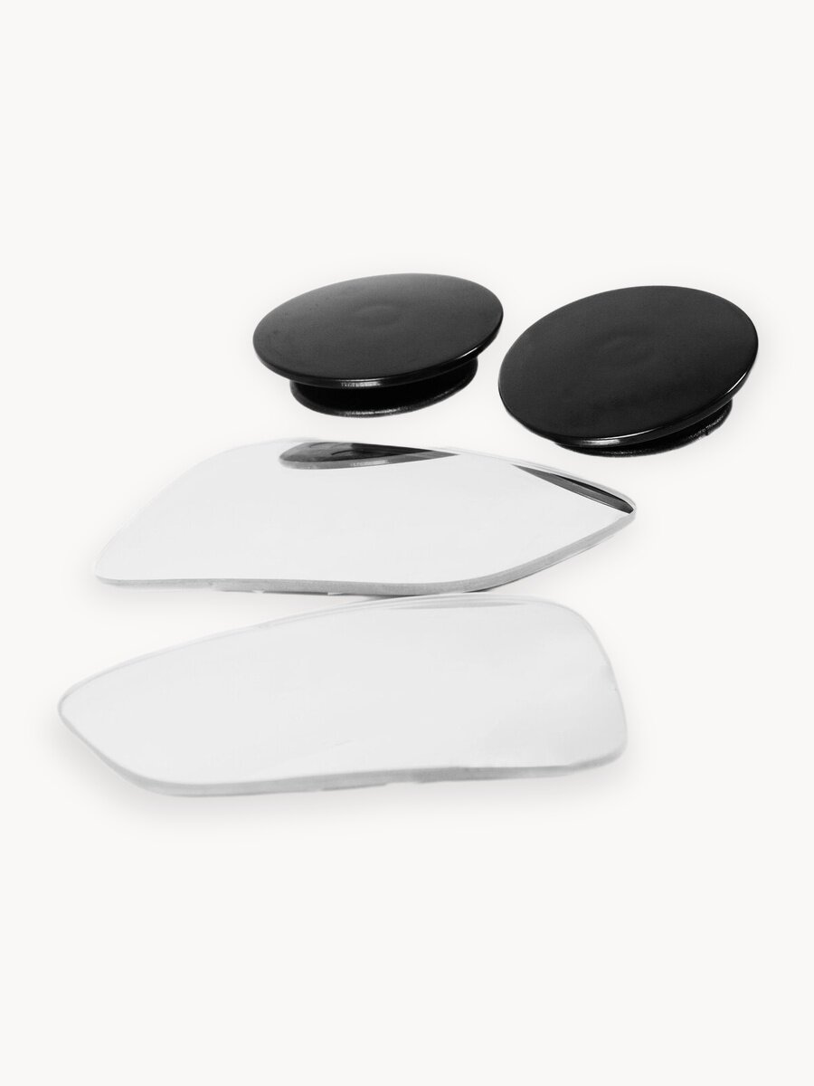 Зеркало заднего вида в машину Grix 70 мм * 40 мм/ зеркало мертвой зоны -2 шт