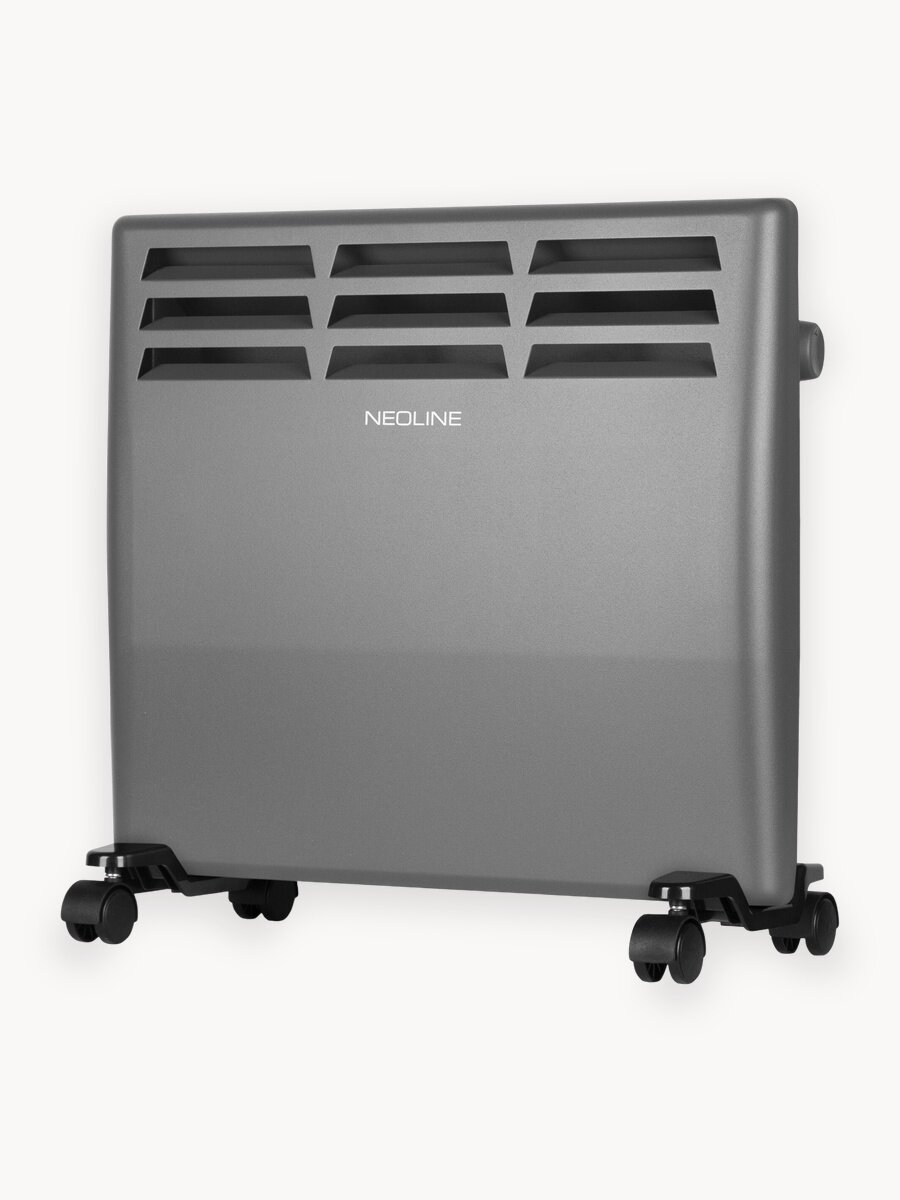 Конвектор электрический NEOLINE Star NLS-1000, серый, площадь обогрева 15 м², встроенный механический термостат