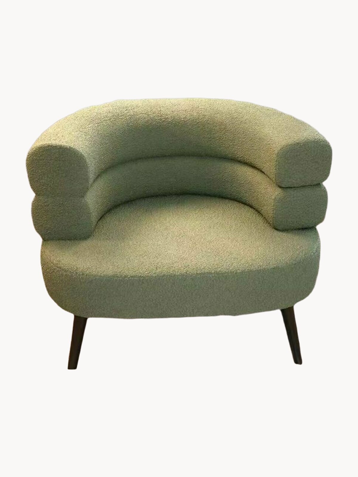 Кресло "Барашек", акрил, ручная работа, глубина 42 см, ширина 64 см