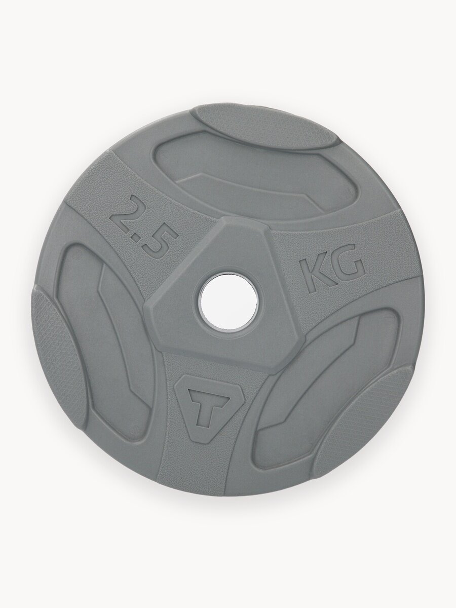 119013-2A one size Блин без ручек Weight plate without handles серый р. one size