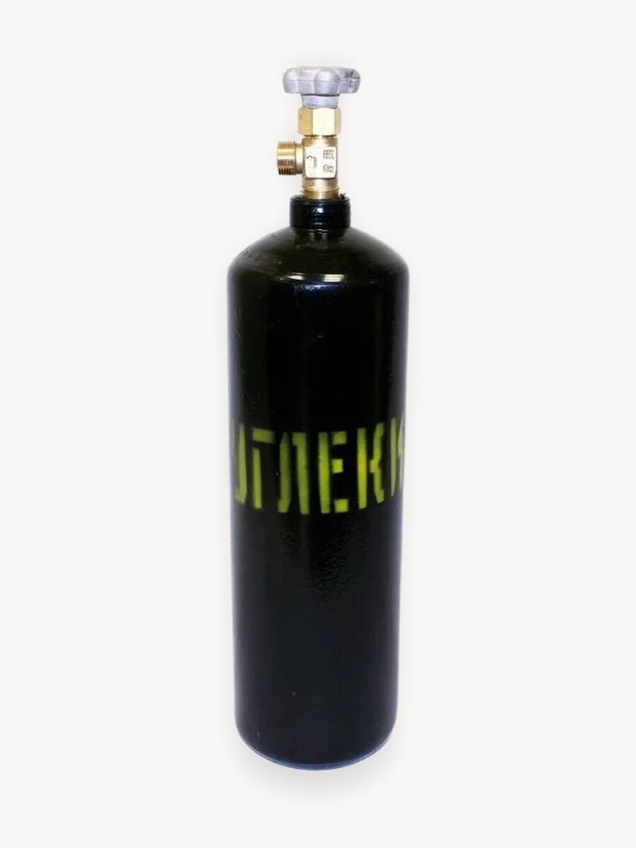 Баллон углекислотный Дока новый DK.1102.14917 5 л, для хранения и транспортировки сжатых и сжиженных газов