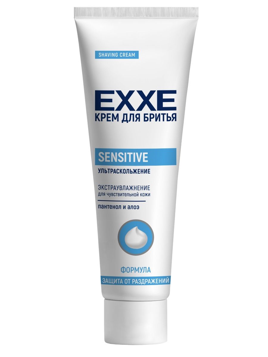 EXXE Крем для бритья мужской Sensitive для чувствительной кожи 100мл