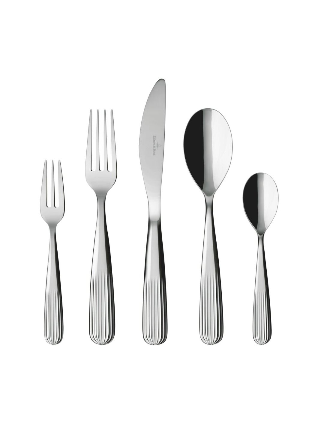 Набор столовых приборов Villeroy & Boch Rose Garden, 30 предметов на 6 персон, сталь 18/10