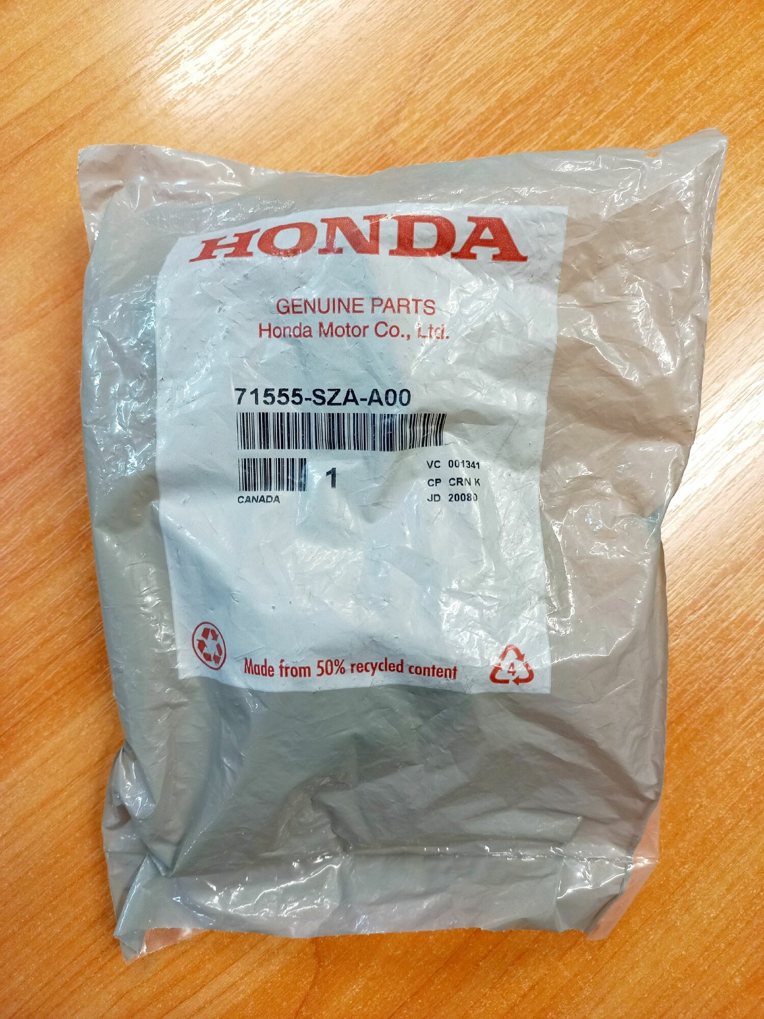 Кронштейн (левый) заднего бампера 71555-SZA-A00 (org) Honda