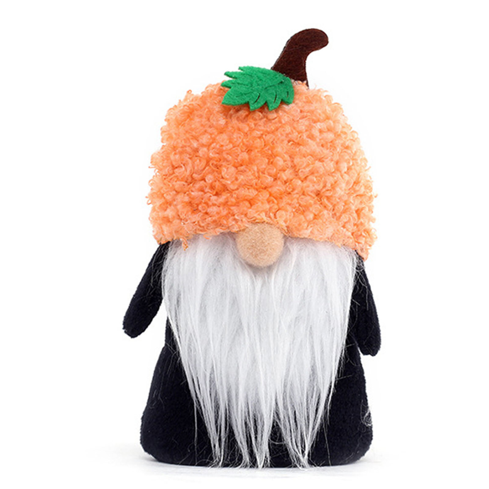 Безликая плюшевая кукла оранжевого цвета из мягкой шелковой ткани, яркие цвета, изысканная мягкая кукла для домашнего декора на Хэллоуин, подходящий размер, устойчивая