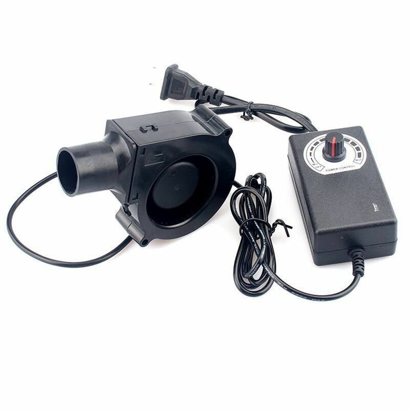 Нагнетатель воздуха для дымогенератора с регулировкой скорости аксессуар для гриля, мангала и коптильни