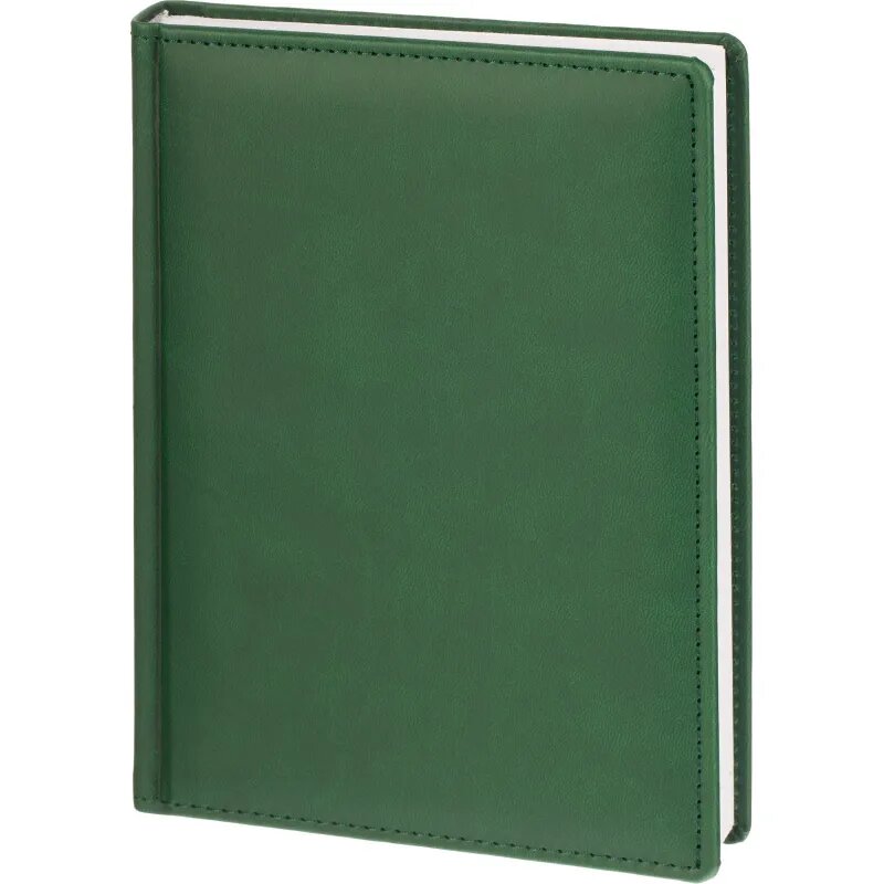 Ежедневник датированный 2026, зеленый, А5, 148х218 мм,352 стр, аттасне Вива