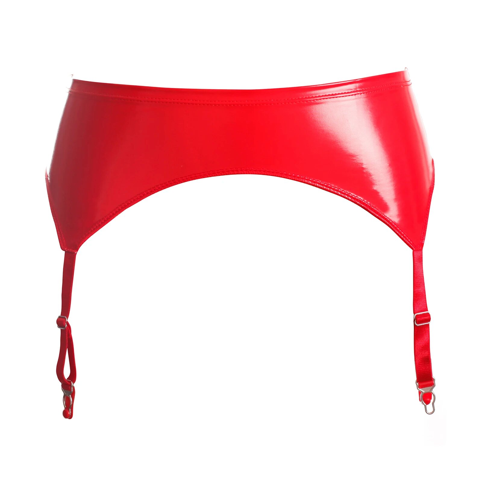 Ftshist Пояс для чулок черный Красный, L, Красный