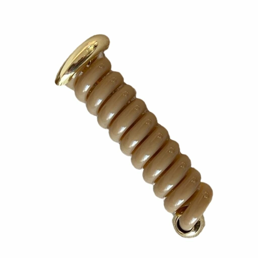 Высококачественное кольцо для волос на линейной телефонной линии-цвет хаки