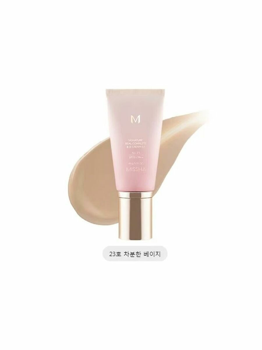 MISSHA bb крем M Signature Real Complete BB Cream EX 45мл (23 натуральных цвета)Тональный крем бб корейская косметикаxf