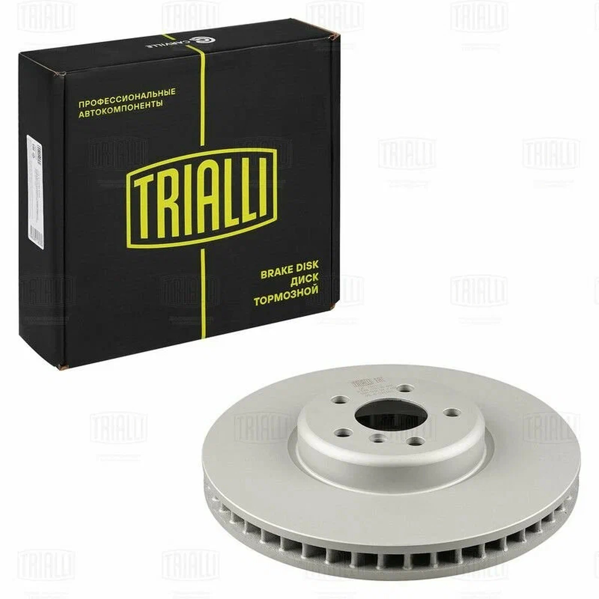 Диск тормозной передний левый Trialli DF 240117 для а/м BMW 3 (G20) (18-), 5 (G30) (16-), d 348 мм