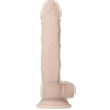 Evolved Real Supple Poseable 9,5", телесный Реалистичный фаллоимитатор на присоске гибкий 24 см