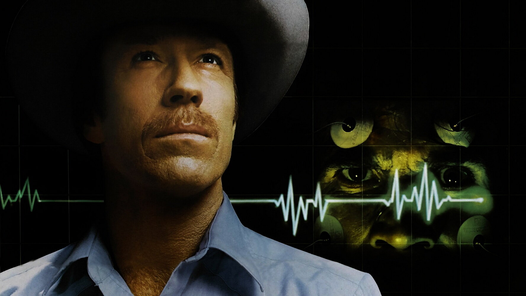 Плакат, постер «Немой ужас»** Silent Rage** на холсте, размер 42х60см