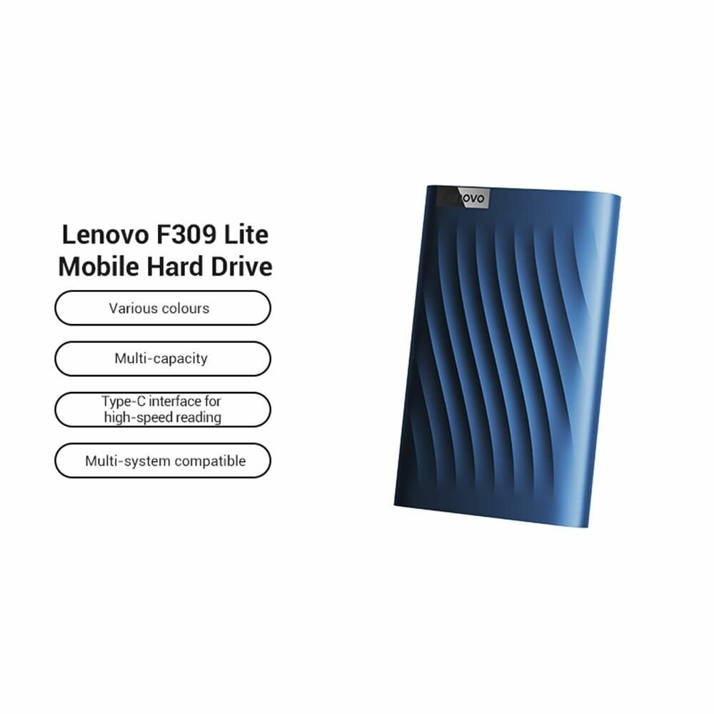 Lenovo F309 Lite 1/2ТБ внешний SSD, стабильная передача