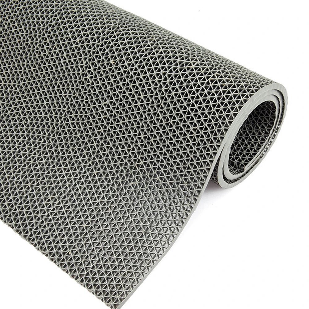 Противоскользящая накладка для ванной из ПВХ 80x120cm, Серый, Gray