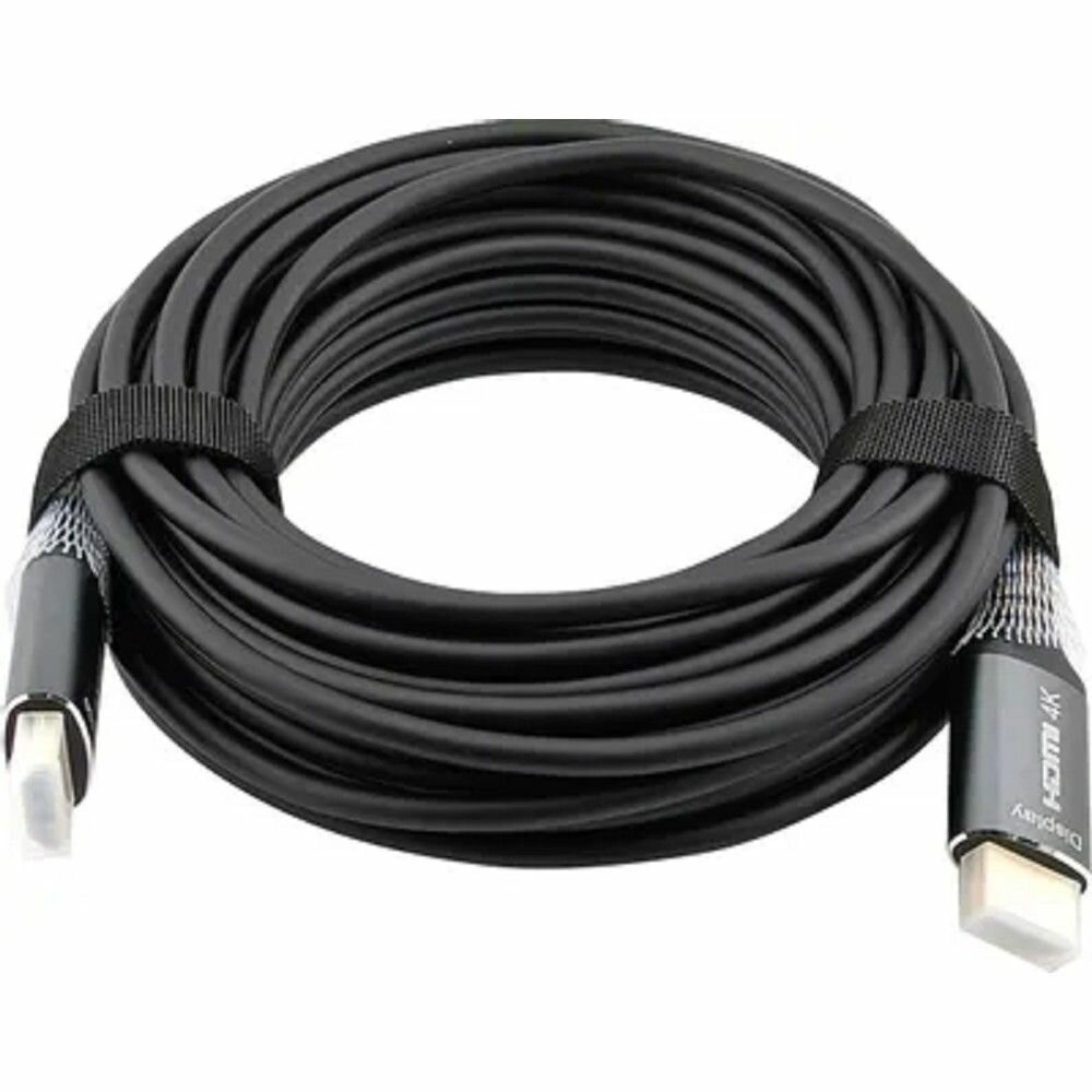 Cactus Кабель аудио - видео CS - HDMI - AOC - 2 - 20 HDMI m HDMI m 20м. позолоч. конт. черный