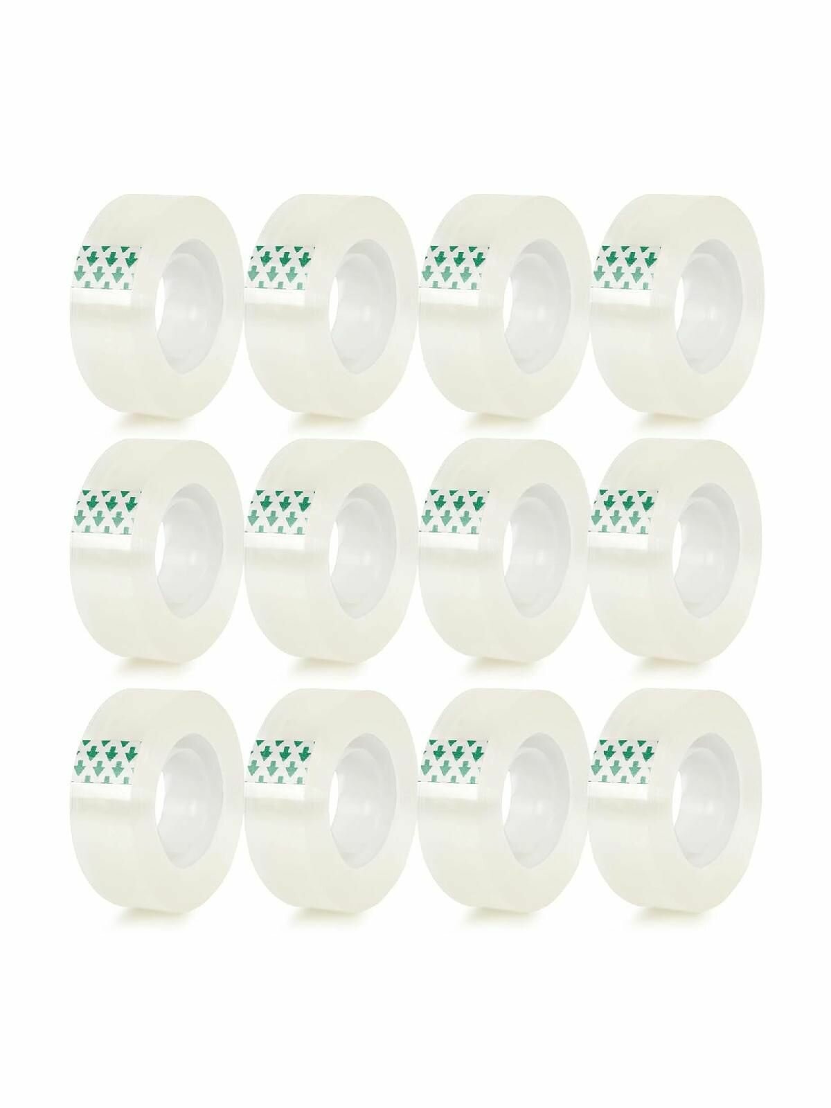 Мешок для подарков,12 рулонов прозрачной подарочной упаковочной ленты