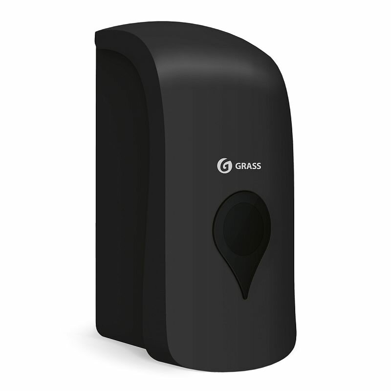 Пластиковый диспенсер ручной для жидкого мыла черный GRASS IT-0638