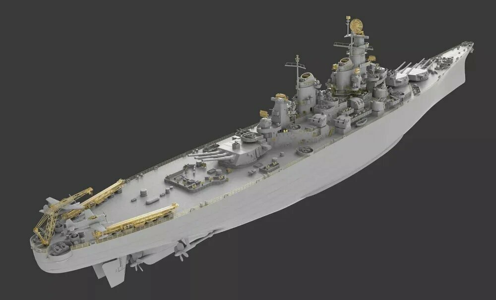 KNOW EASY-Very Fire 350909DX 1/350 Линкор ВМС США BB-63 "Миссури" в версии DX