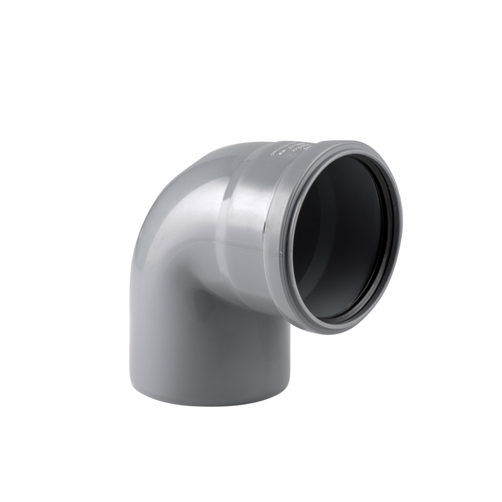 Отвод 110х87°, для внутренней канализации, серый, ПОЛИТЭК | 100187