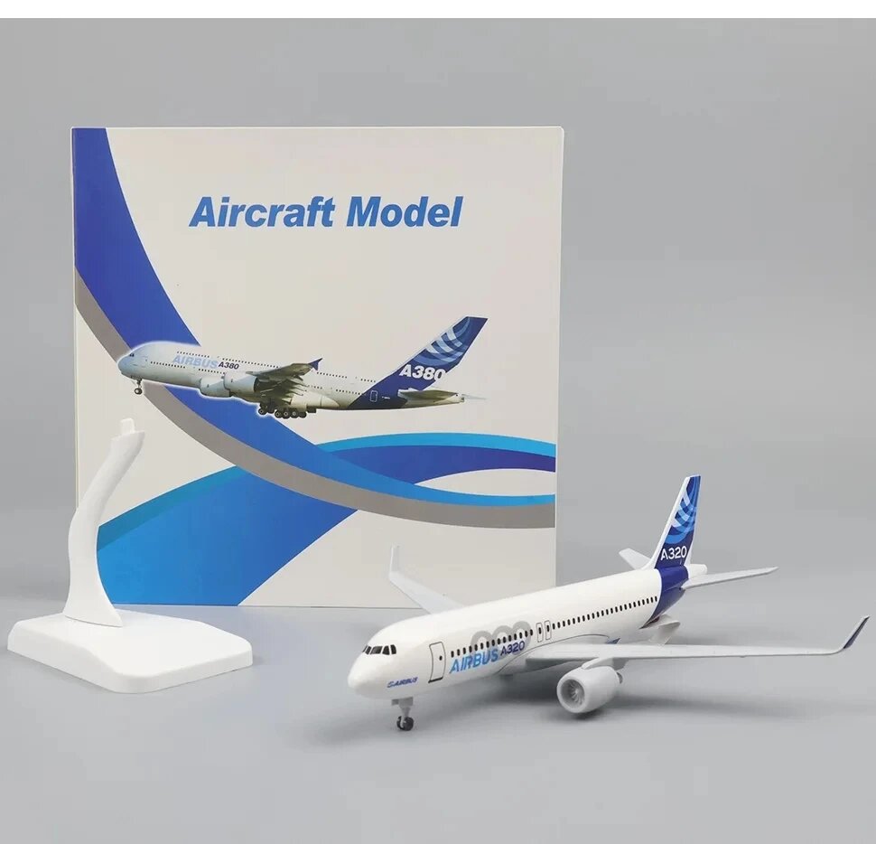 Модель самолета ZOCO Airbus A320 20см